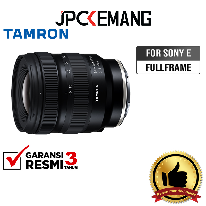 Tamron 20-40mm f2.8 Sony E Fullframe Di III VXD Tamron 20-40 mm f/2.8 ...