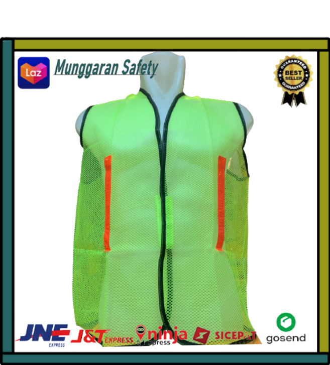 Rompi Jaring X Hijau/ Rompi Safety gosave | Lazada Indonesia