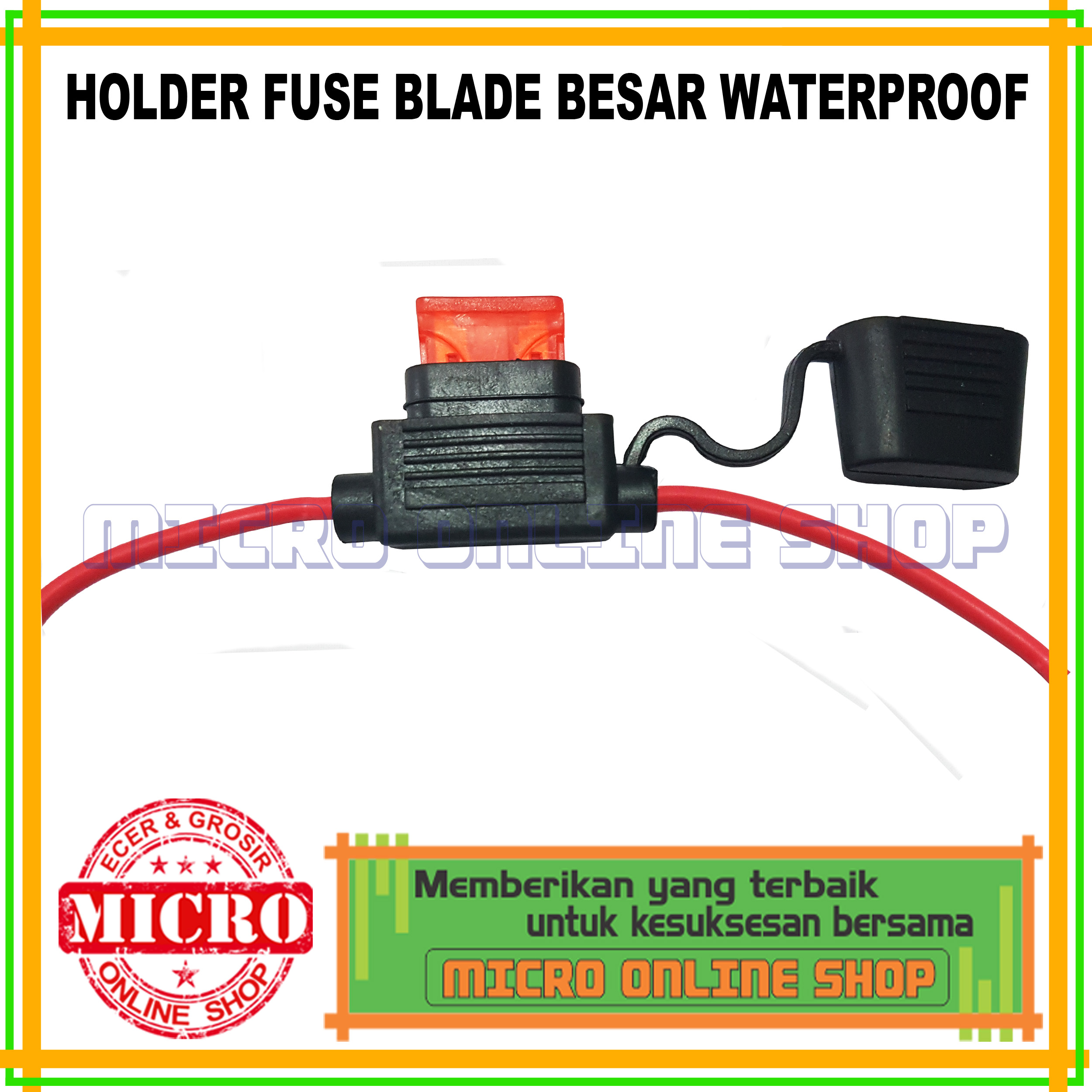 Fuse Holder Blade Besar Waterproof / Rumah Fuse Tancap Besar Anti Air ...