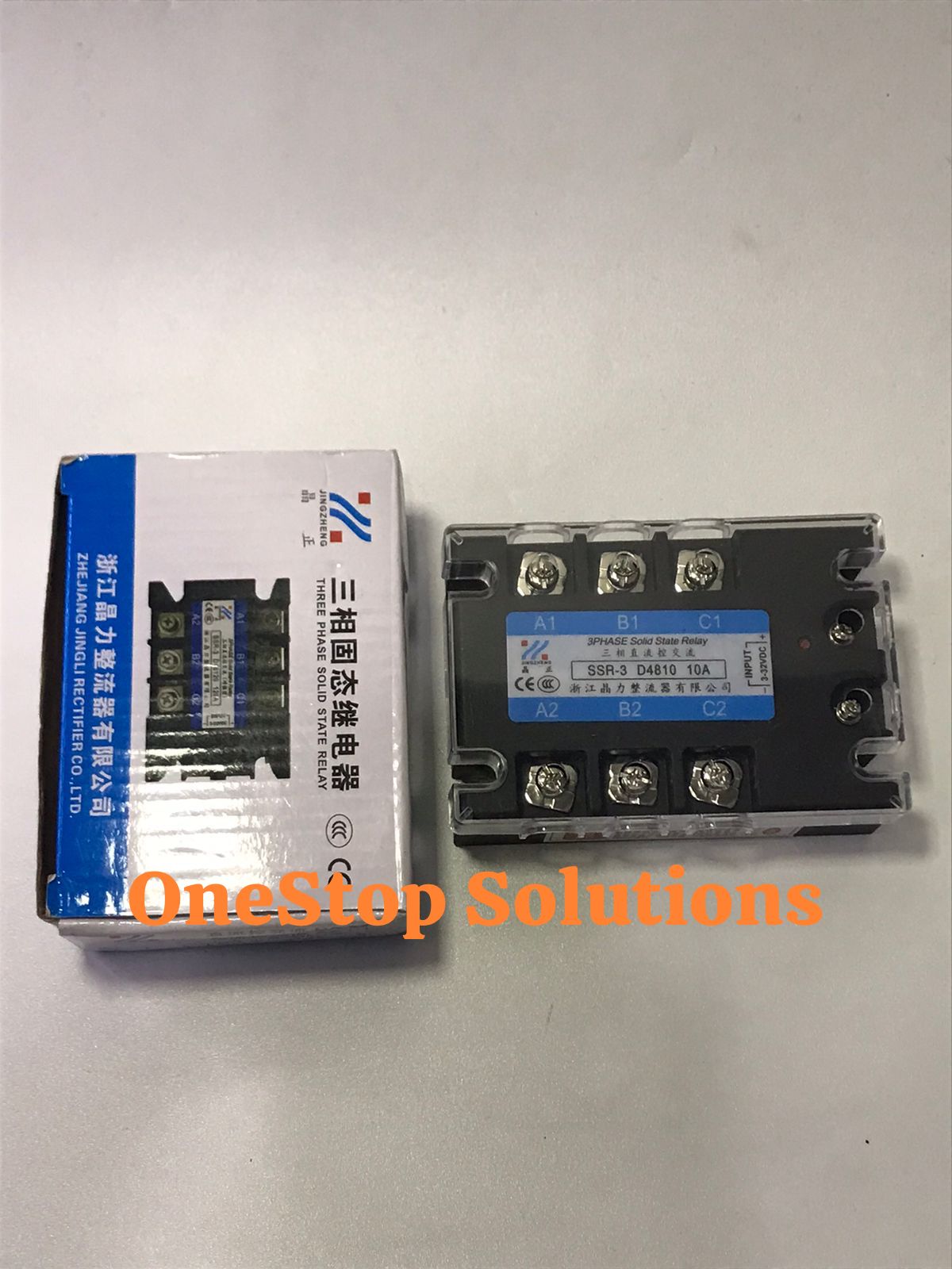 SOLID STATE RELAY SSR 3 PHASE 3-32 VDC D4810 SSR-3 10 AMPERE | Lazada ...