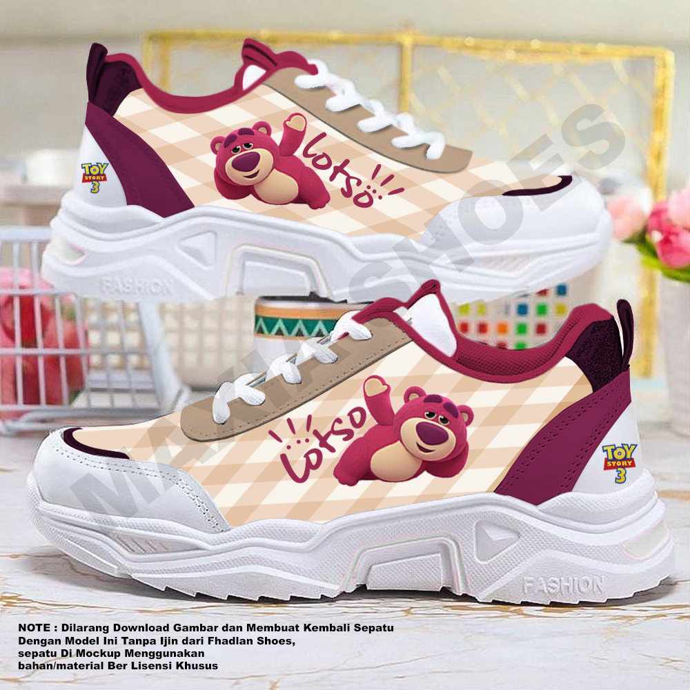 Cartoon Lotso Bear New Trend Shoes Women Cute Sneakers Korean Aesthetic ...
