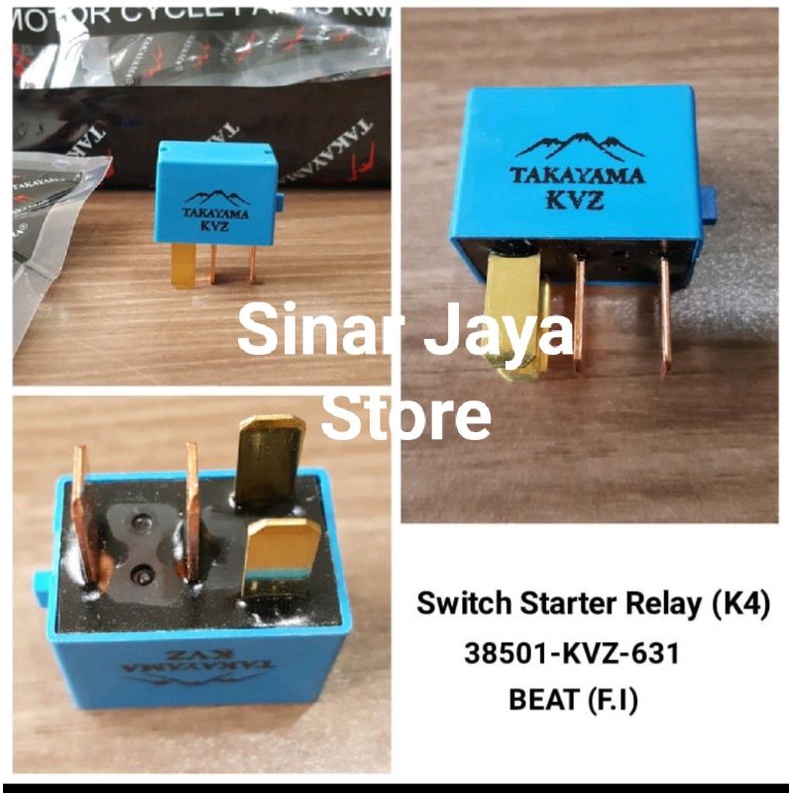 Switch Starter Relay/Otomatis Starter/kodok starter Beat FI Takayama ...