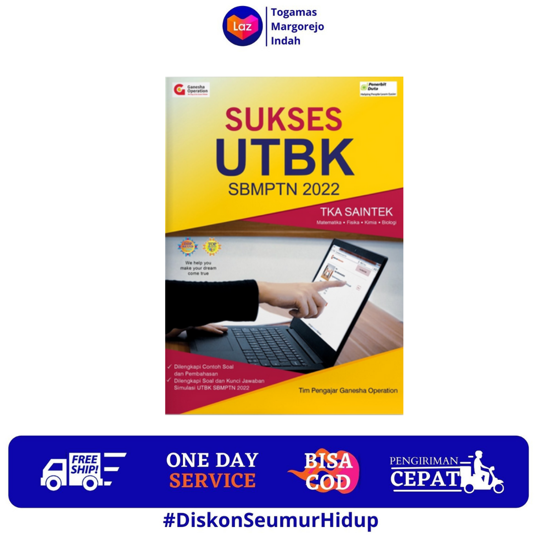 SUKSES UTBK SBMPTN 2022 (TKA SAINTEK) KARYA TIM PENGAJAR GANESHA ...
