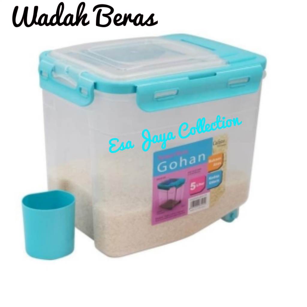 CALISTA GOHAN WADAH BERAS 5LT TEMPAT PENYIMAPANAN BERAS 5 LITER / BOX ...