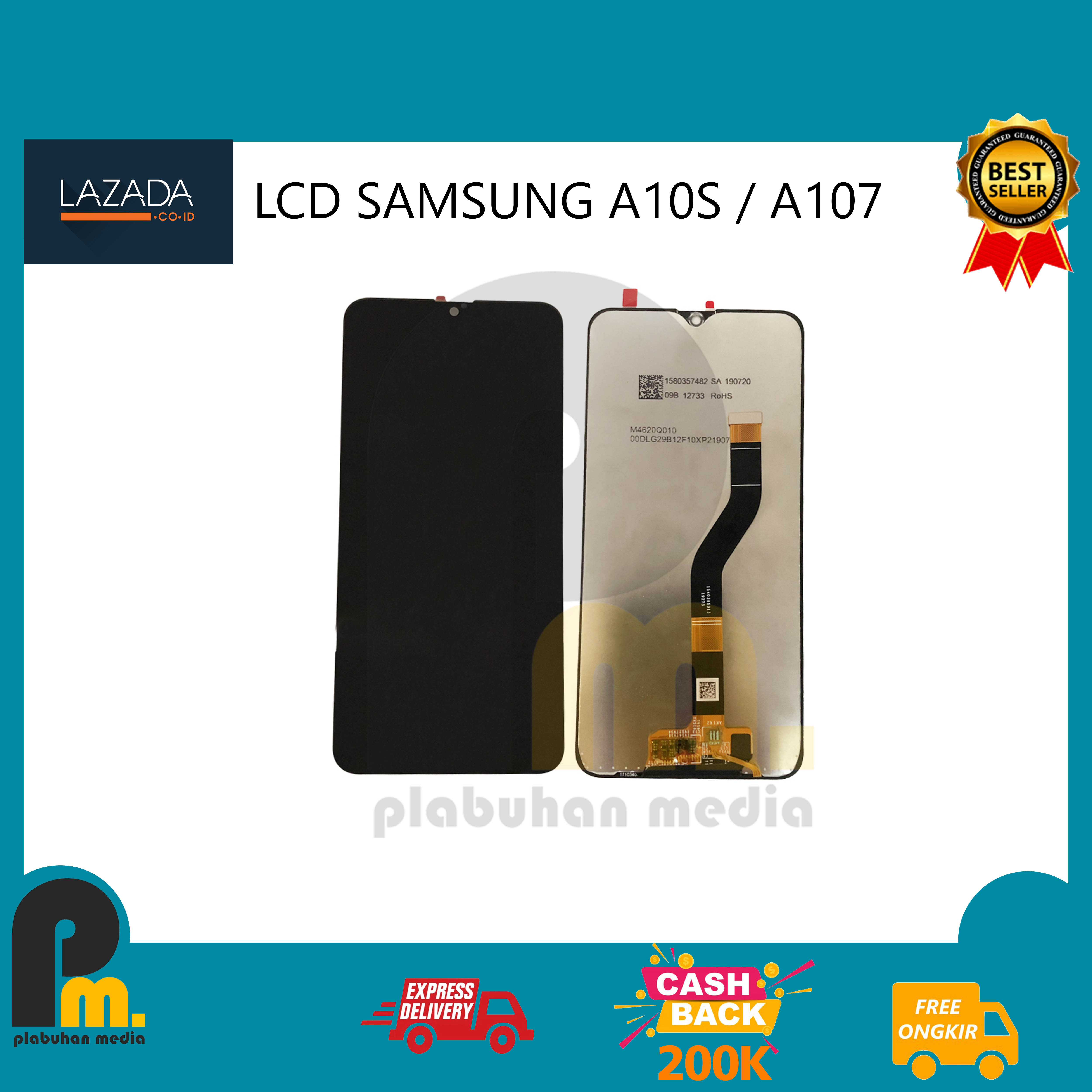 LCD SAMSUNG A10S / A107 FULLSET TOUCHSCREEN BLACK ORIGINAL OEM/ AAA ...