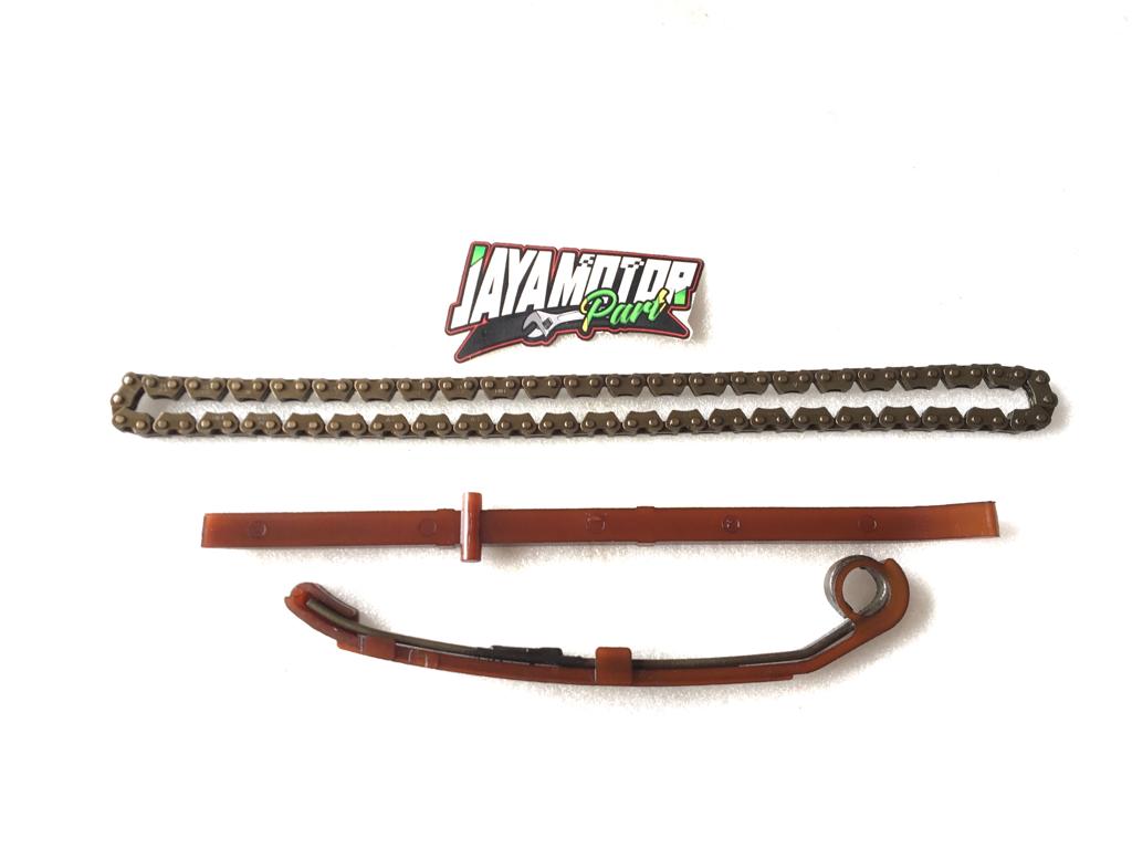 RANTAI RANTE KETENG KAMPRAT SET LIDAH TENSIONER HONDA CS1 CS 1 CS ONE ...