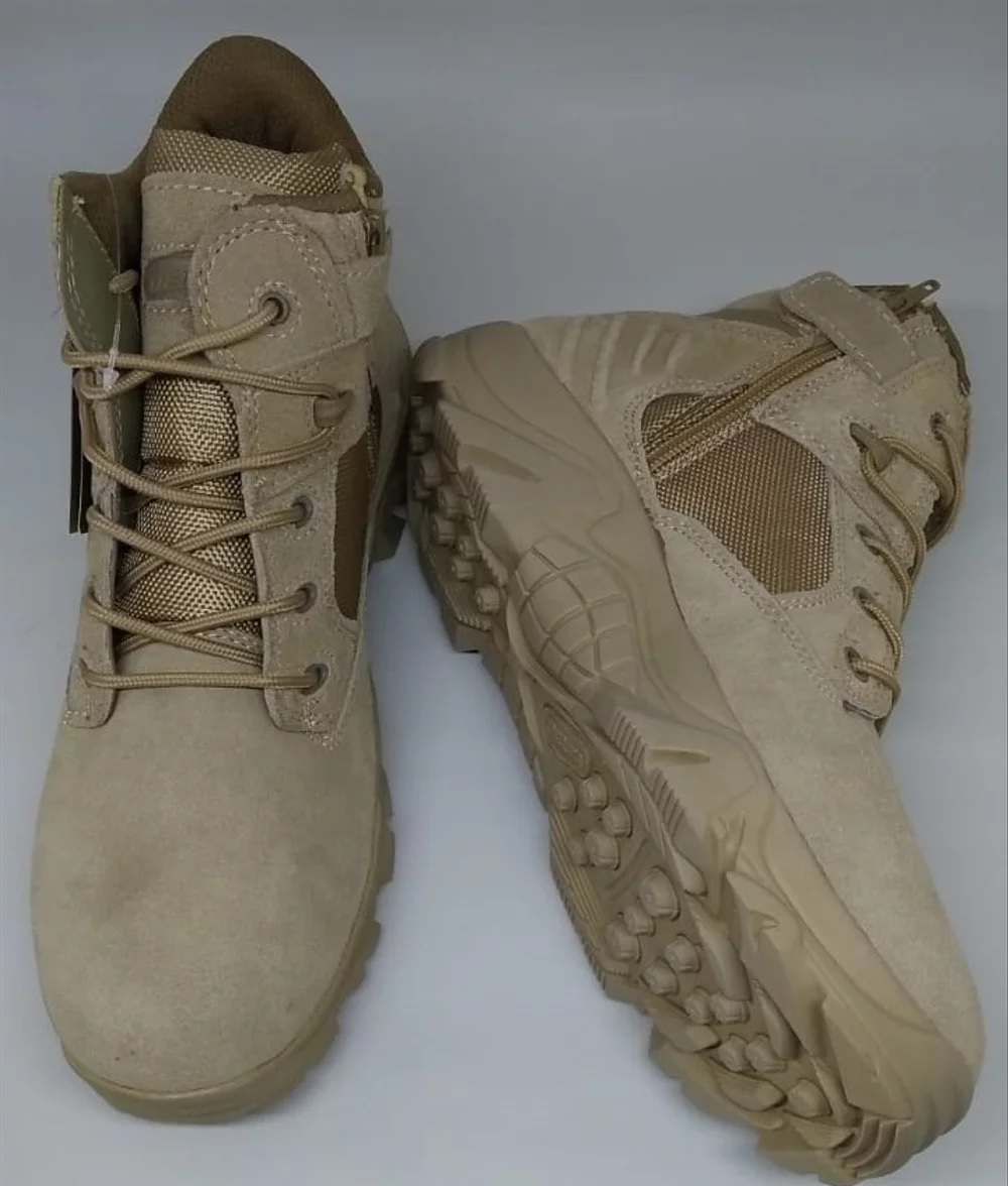 Sepatu Tactical Delta Boots 6 Inch Brown - Army Delta Cordura - Army ...