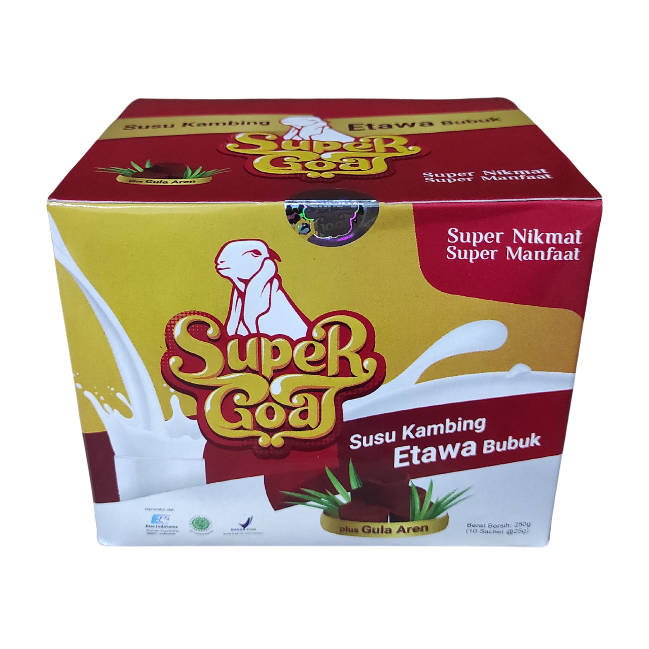 Susu Super Goat Gula Aren / Susu Kambing Etawa Bubuk Plus Gula Aren ...