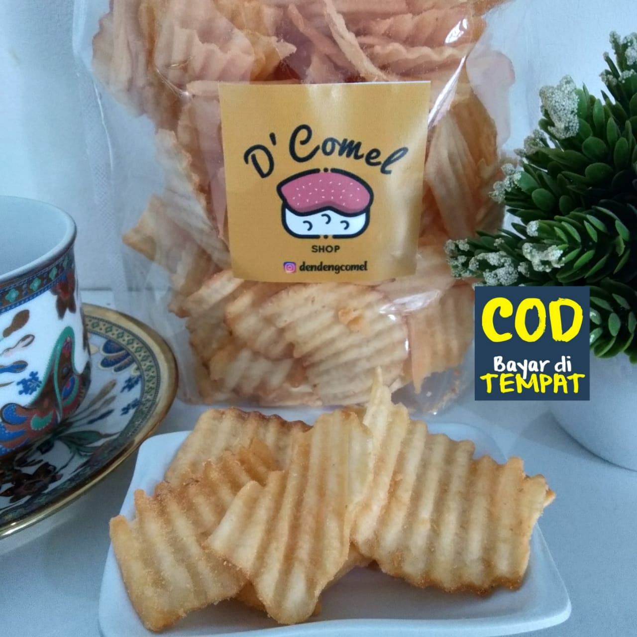 KERIPIK SINGKONG CHUBA KEJU [125Gr] Snack kiloan jajanan camilan kue ...