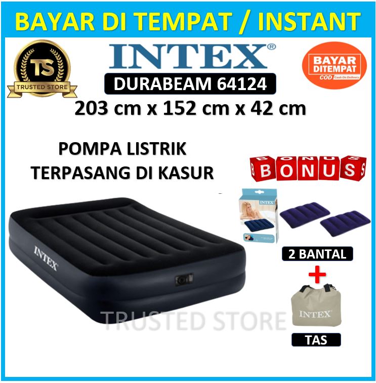 Intex Kasur Angin Intex Durabeam - (+ Bonus) - Original - Ukuran ...