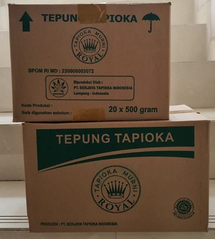COD Tepung Tapioka Cap Royal isi 10 bungkus 500Gr ( Berat 5Kg ...