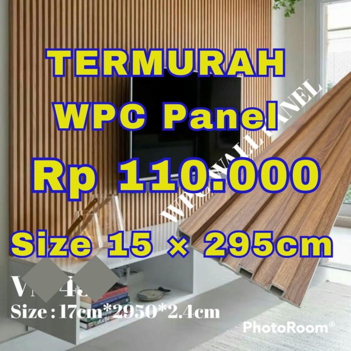WPC Wall panel WPC 3D, KISI KISI, panel wpc (Panel Dinding) | Lazada Indonesia
