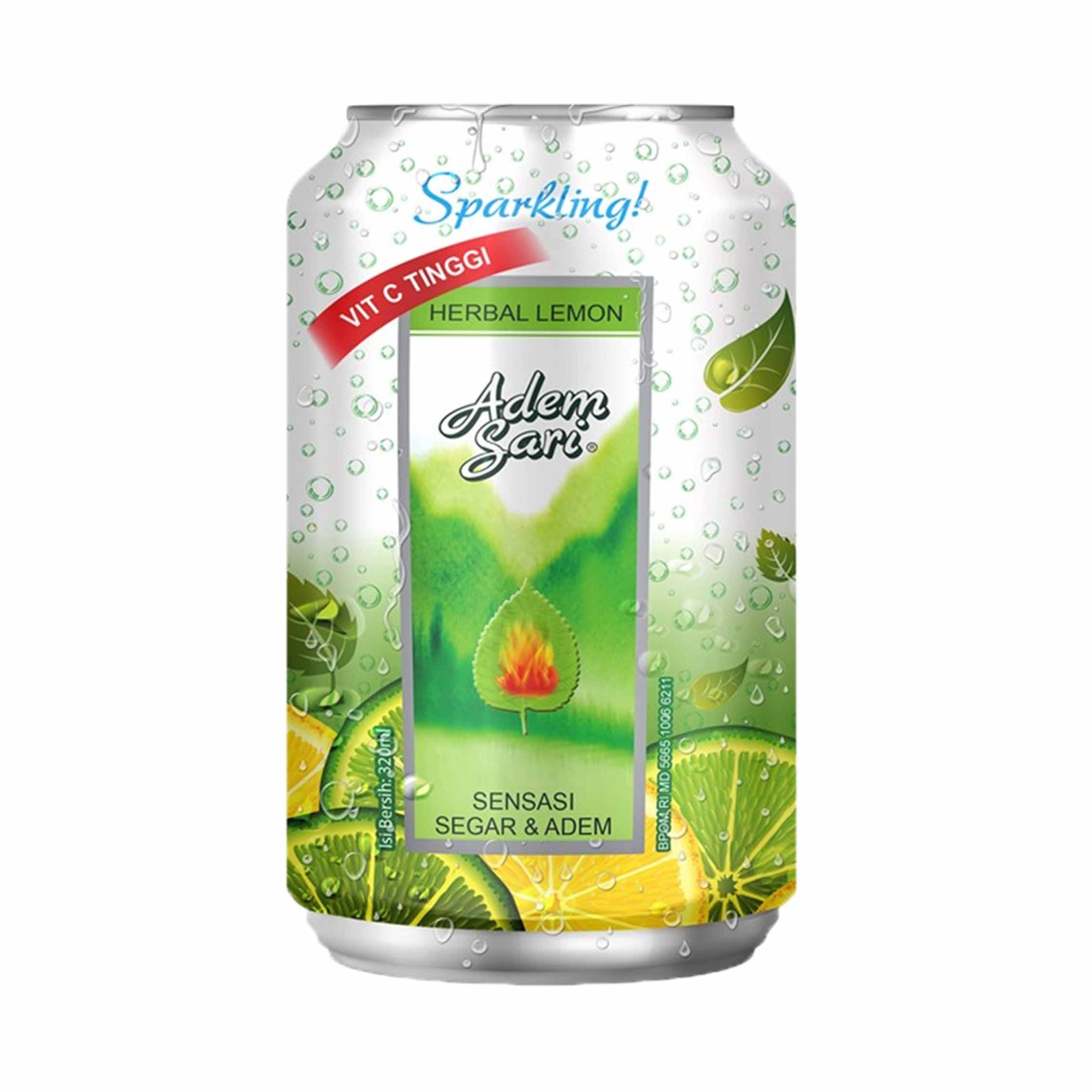 Adem Sari / Minuman Herbal Lemon / Sparkling Ching ku / 320ml | Lazada ...