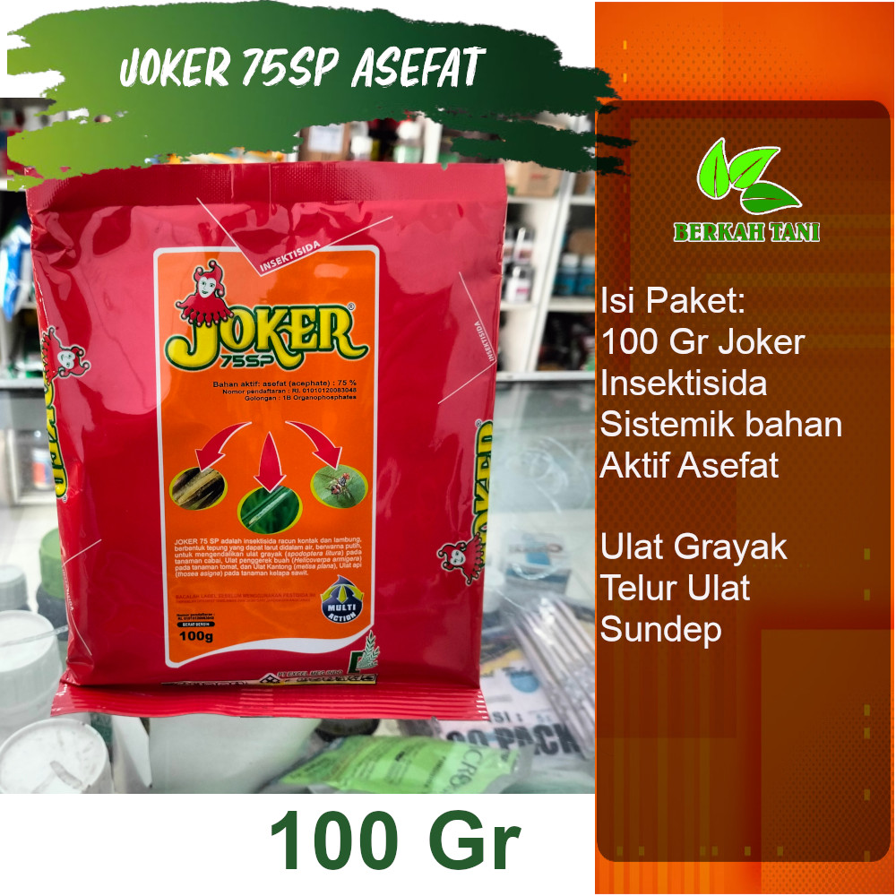 Joker 100 Gram Asefat Insektisida Joker 75SP 100 Gram | Lazada Indonesia