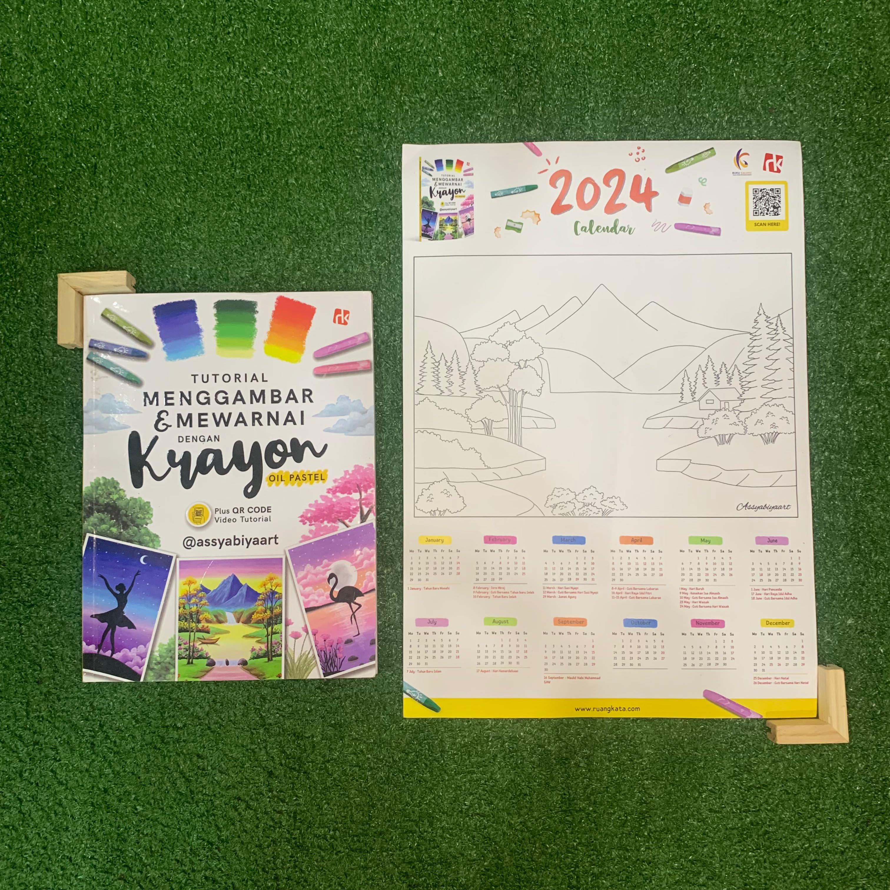 Buku Mewarnai - Tutorial Menggambar Mewarnai Dengan Krayon ...
