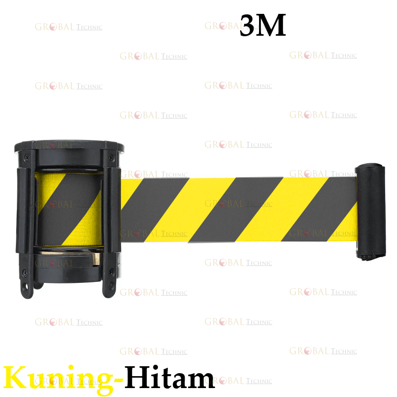 Queue Ribbon 3M Kepala Tiang Antrian / Pita Roll Tiang Antrian | Lazada ...