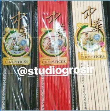 Sumpit Gading Warna Merah Putih Hitam | Lazada Indonesia