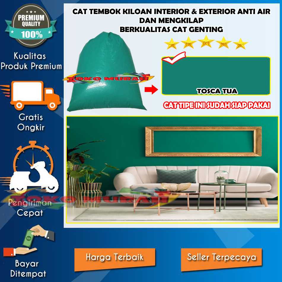 Cat Tembok 25Kg Ember Besar / Cat Tembok 5Kg Murah / Cat / Cat kayu ...