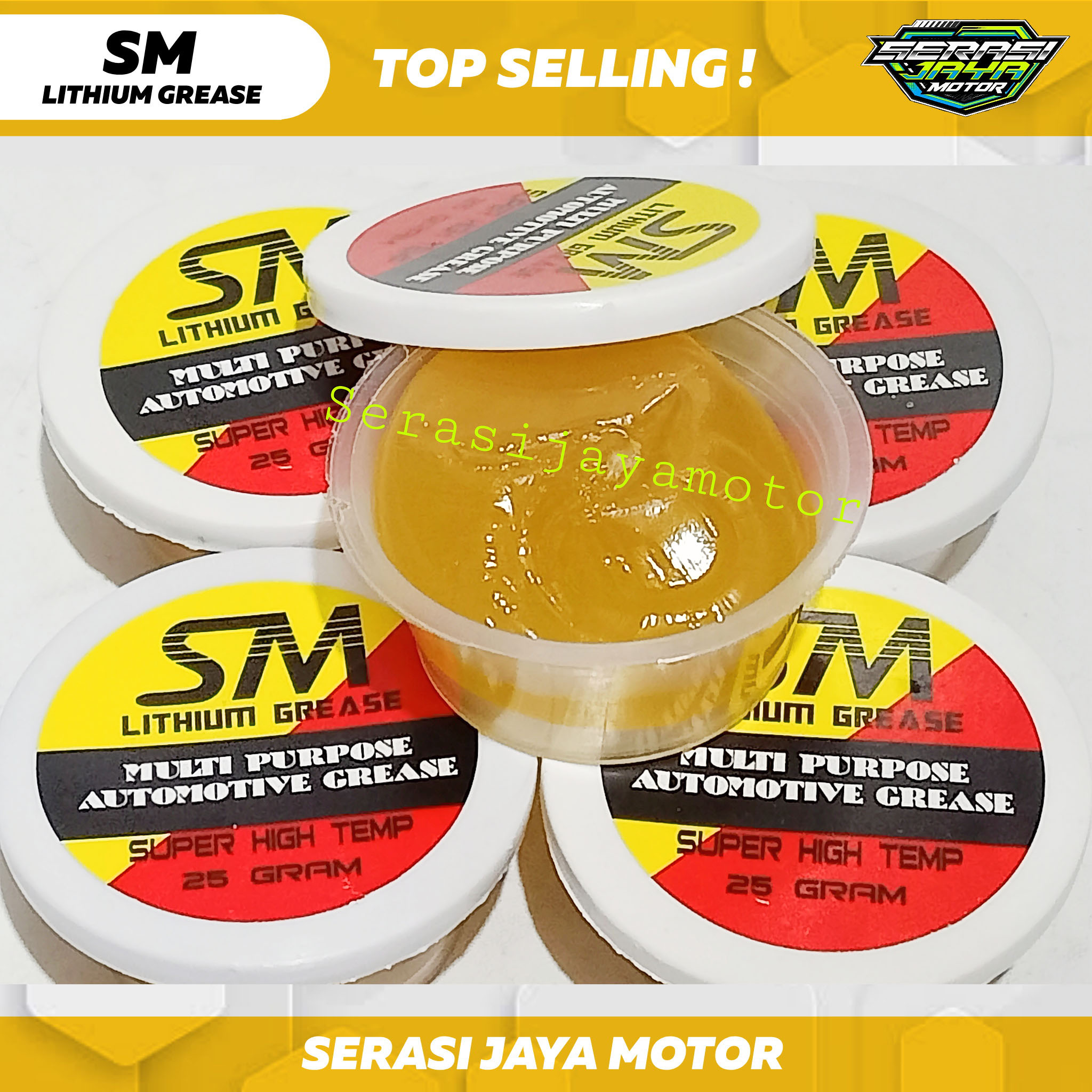 STEMPET GREASE GEMUK CVT 25 GRAM / STEMPET CVT ANTI GESEKAN PANAS 25 GRAM [ SM QUALITY UNIVERSAL ...