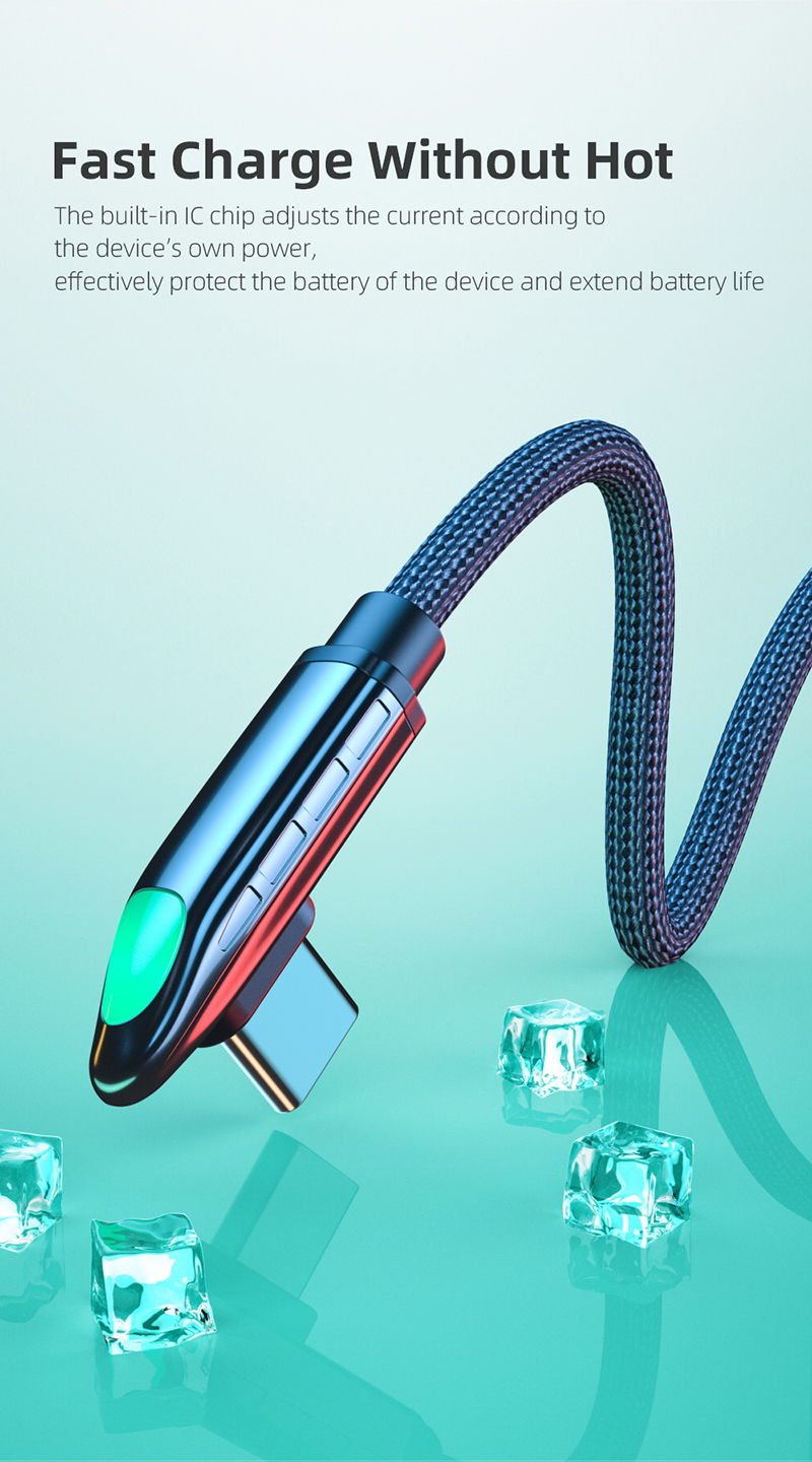 Essager 66W สายชาร์จ Type C,สายชาร์จเร็วสำหรับ Huawei Mate 40 Pro ...