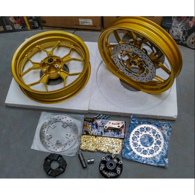 VELG VROSSI R15 V3 R15 XABRE R15 OLD MT15 PAKET DOUBLE DISK R15 V3 ...