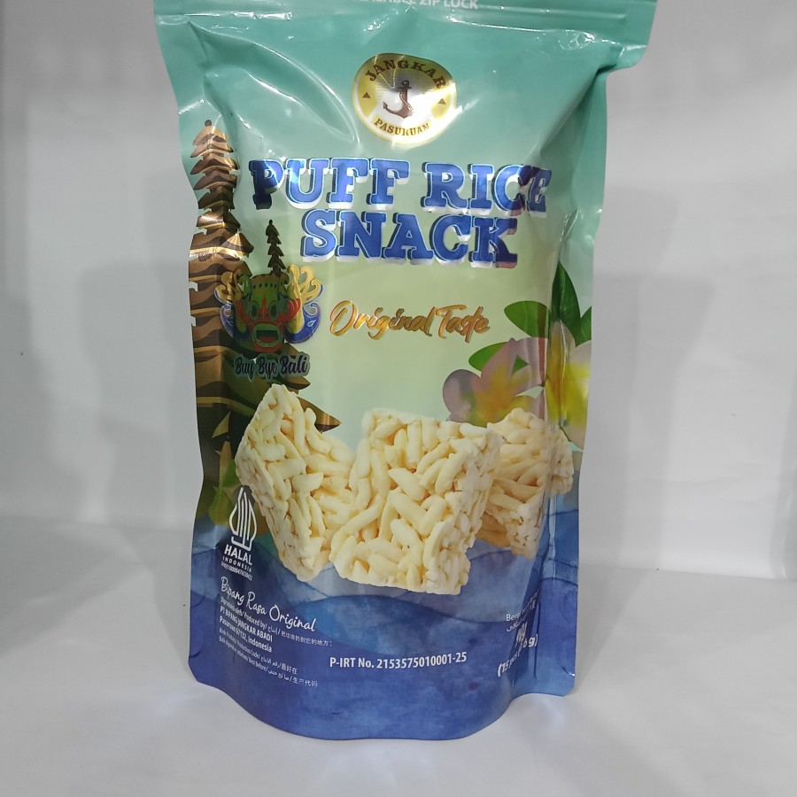 Bipang Puff Rice Snack Oleh oleh Khas Bali isi 15Pcs 90gr | Lazada ...