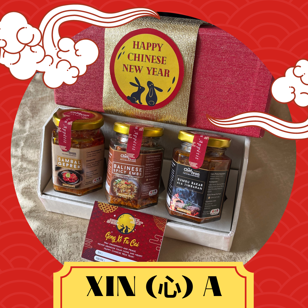 XIN Hampers Imlek 2023 CNY Gift Set Hadiah Parcel Kado Tahun Baru Madu ...