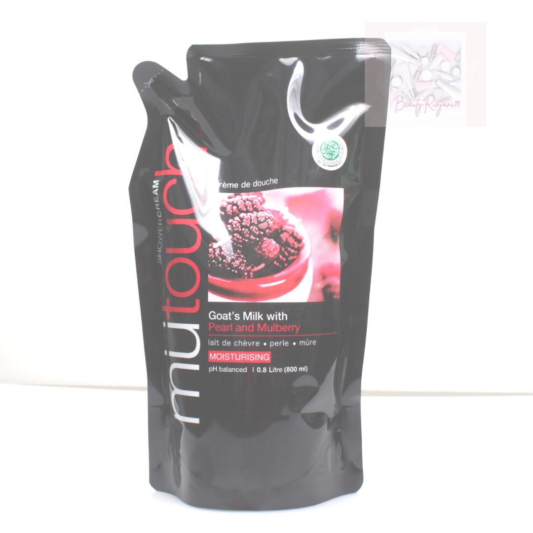 mutouch refill shower cream 800ml/mutouch 1000ml/sabun mandi cair ...