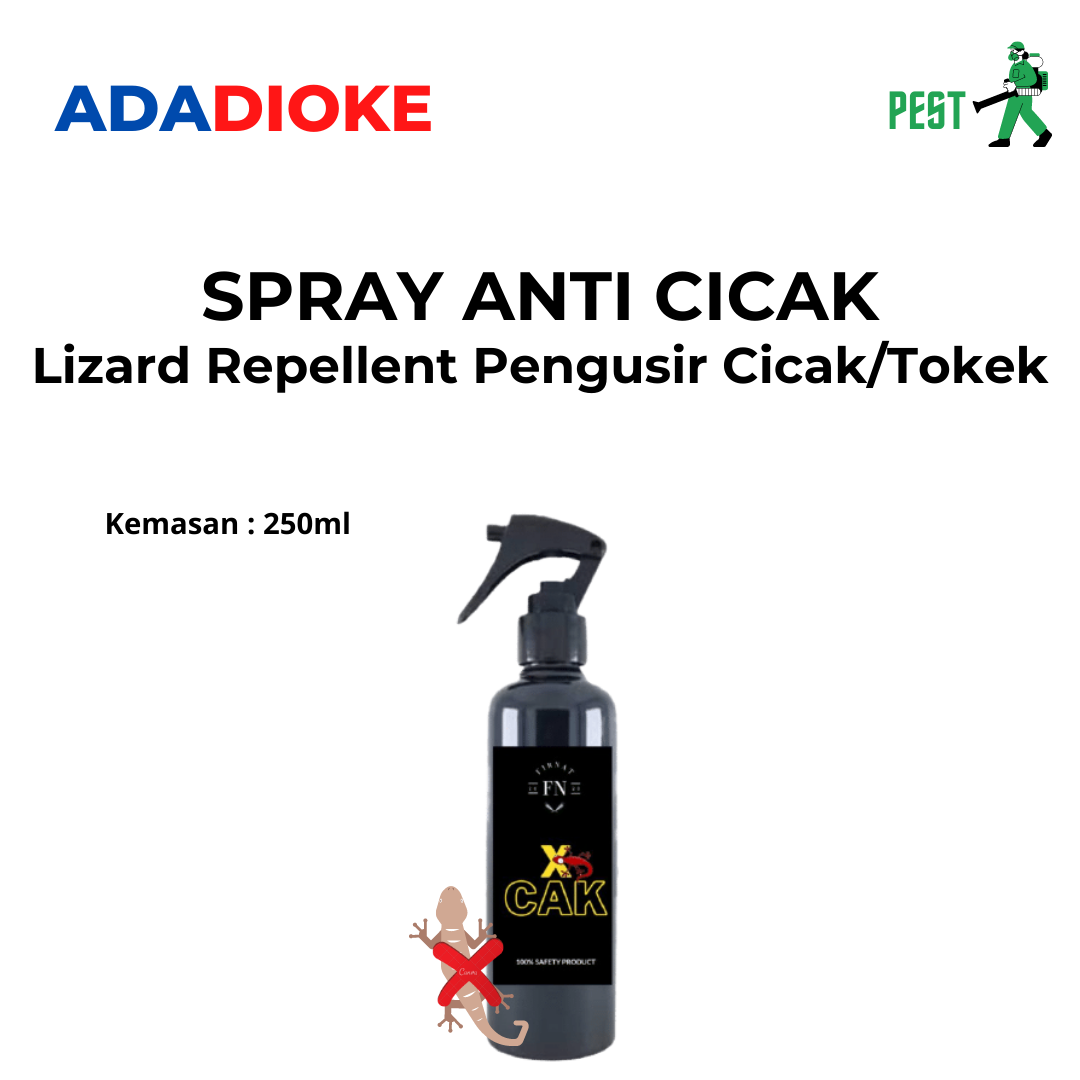 Pengusir/Racun Cicak Tokek Semprot Spray Anti Cicak Lizard Repellent ...