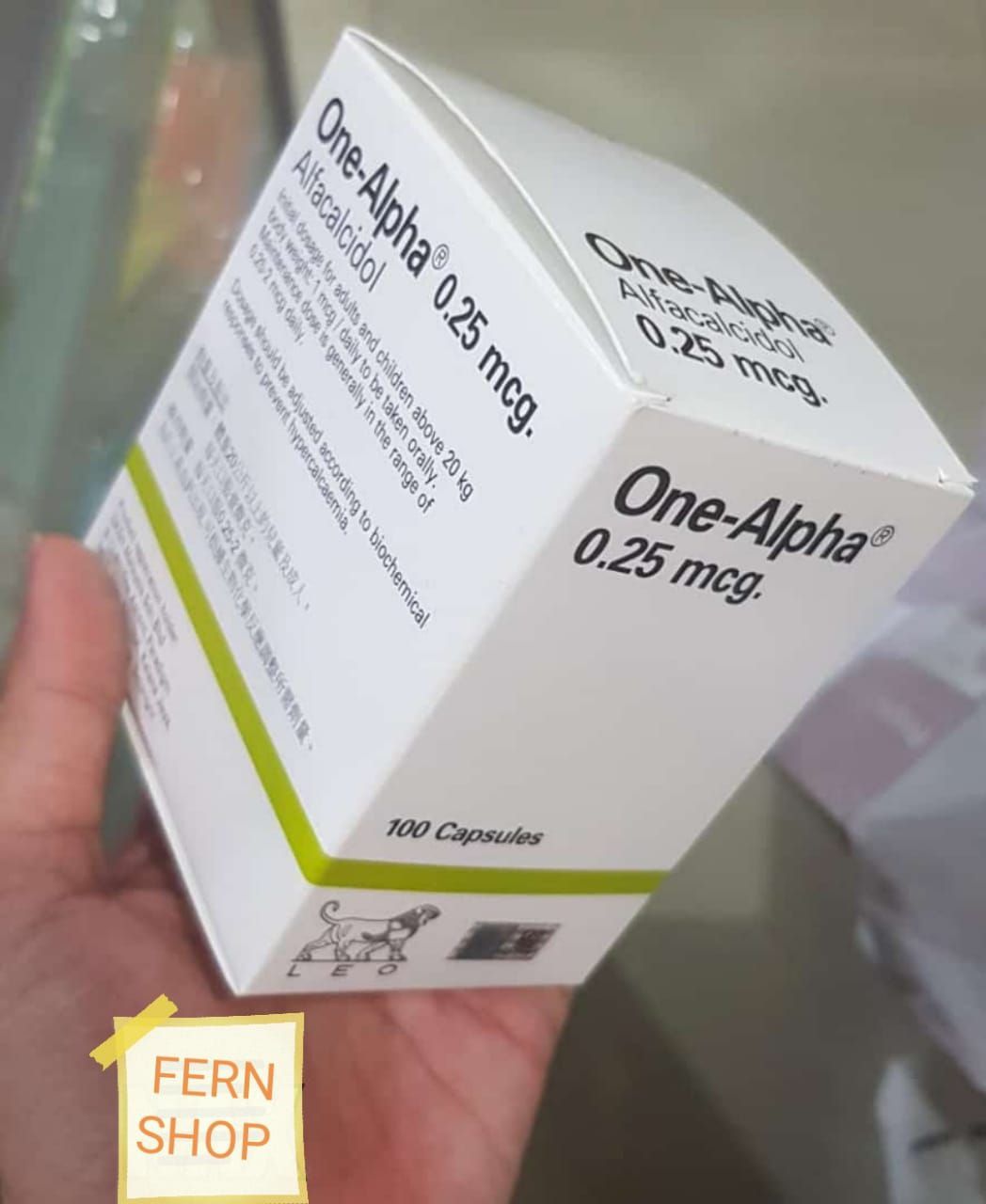 ONE-ALPHA ALFACALCIDOL 0.25mcg Isi 100 Capsules Obat Osteoporosis ...