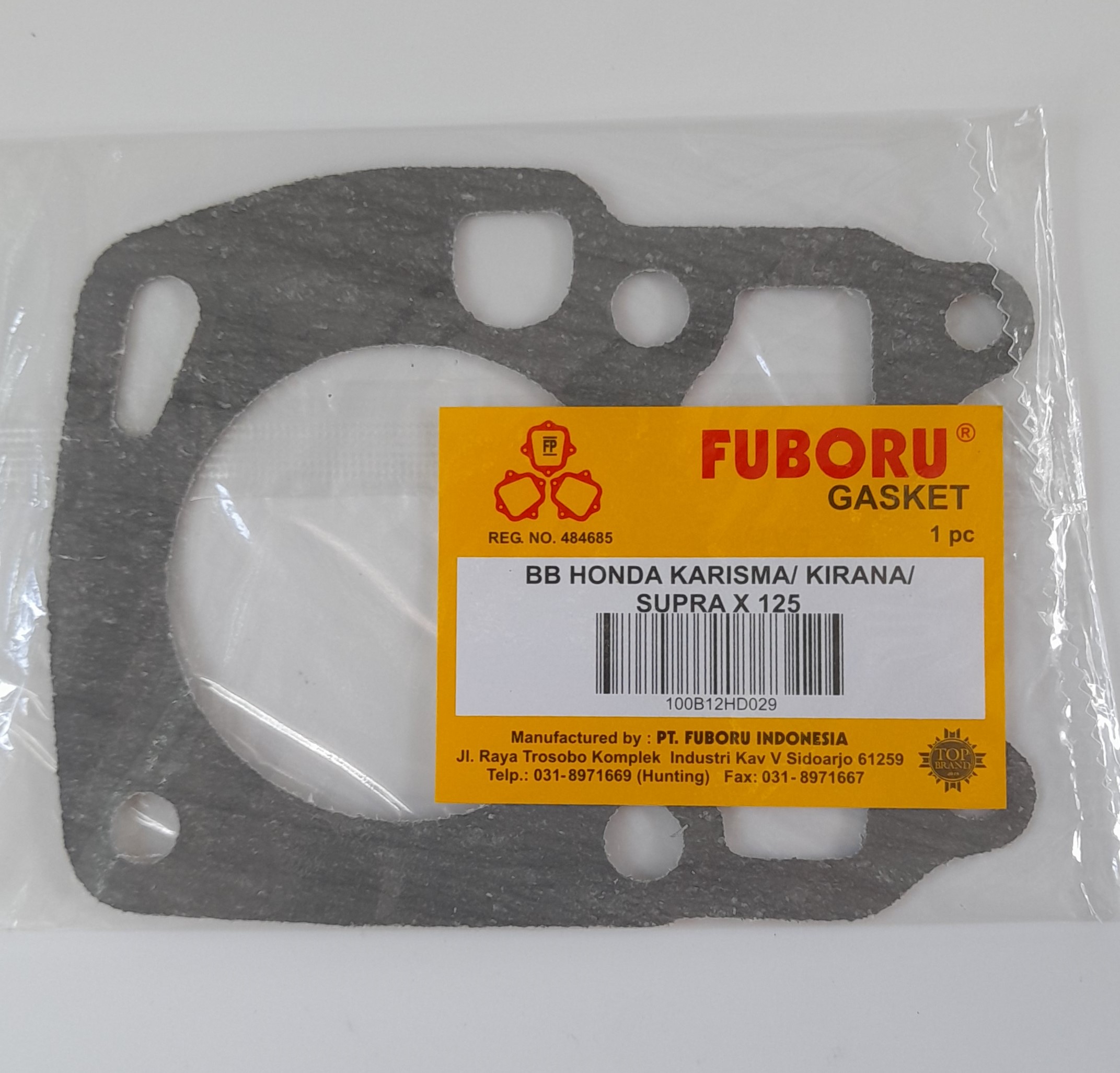 FUBORU PAKING BLOK BORING HONDA KARISMA KIRANA SUPRA X 125 GASKET | Lazada Indonesia