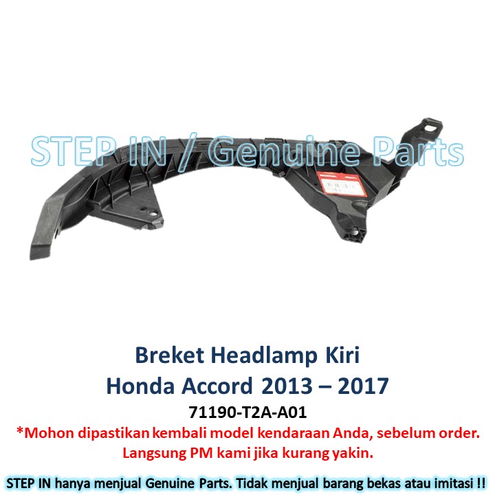 STEP IN - Breket Lampu Depan Bracket Head Lamp Honda ACCORD 2013 2014 ...