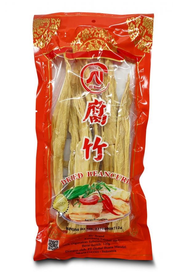 Kembang Tahu Kering Yuba Fucuk Dried Bean Curd Stick 120 Gr SU Brand ...