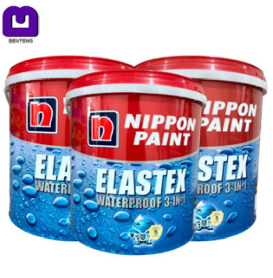 CAT ELASTEX WATERPROOF (Pelapis Anti Bocor) NIPPON PAINT 4KG | Lazada ...