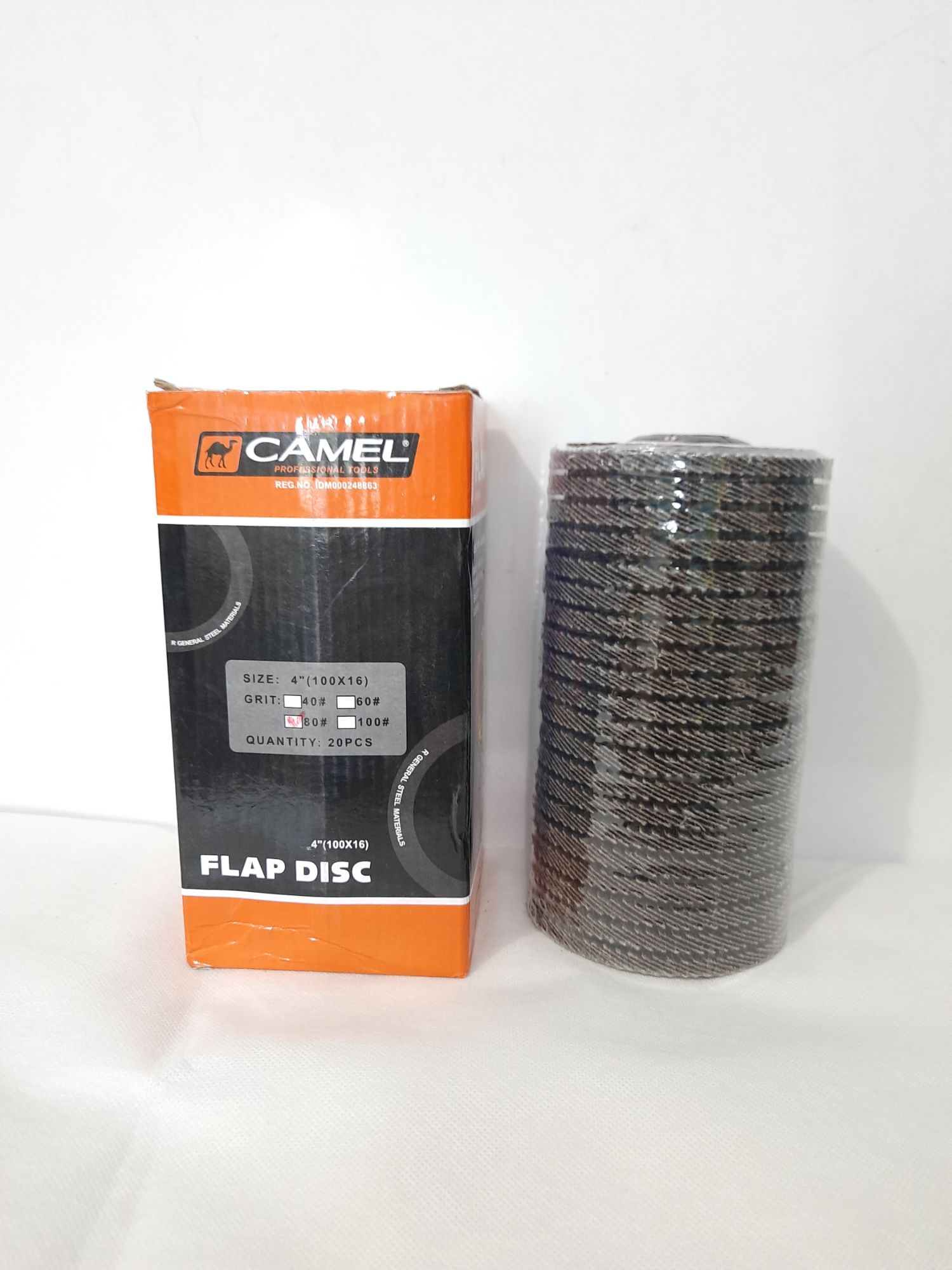 1 KOTAK !! Amplas Susun Flap Disc Grit 80 Amplas Susun Camel Amplas ...