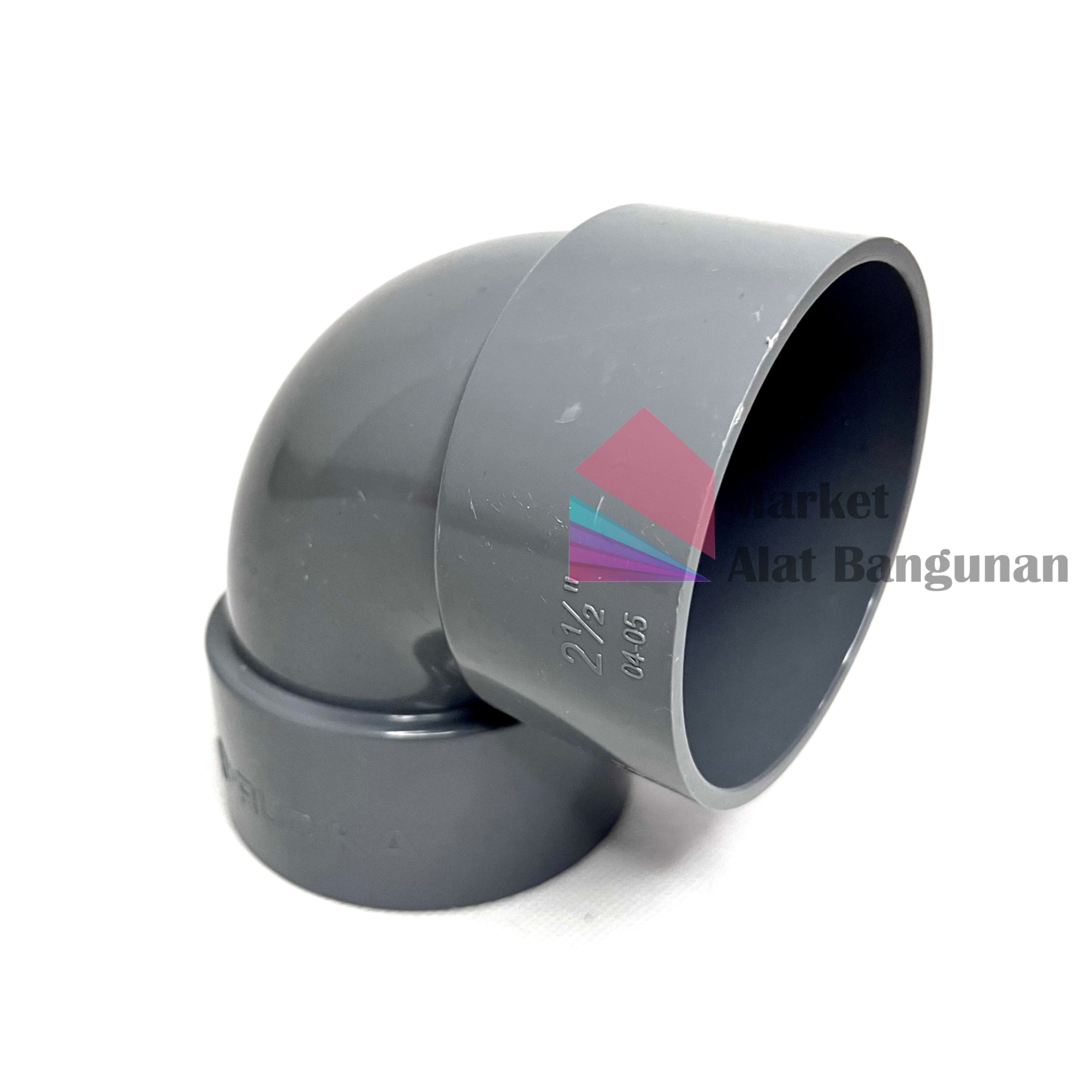 Knee D 2 1/2" RUCIKA / Keni Knie 2 1/2 Inci / Elbow Sambungan L Pipa Paralon 2 1/2 Inch | Lazada ...