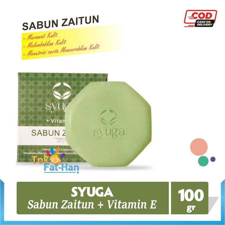 SYUGA Sabun Zaitun + Vitamin E 100gr-Sabun Mandi Batang | Lazada Indonesia