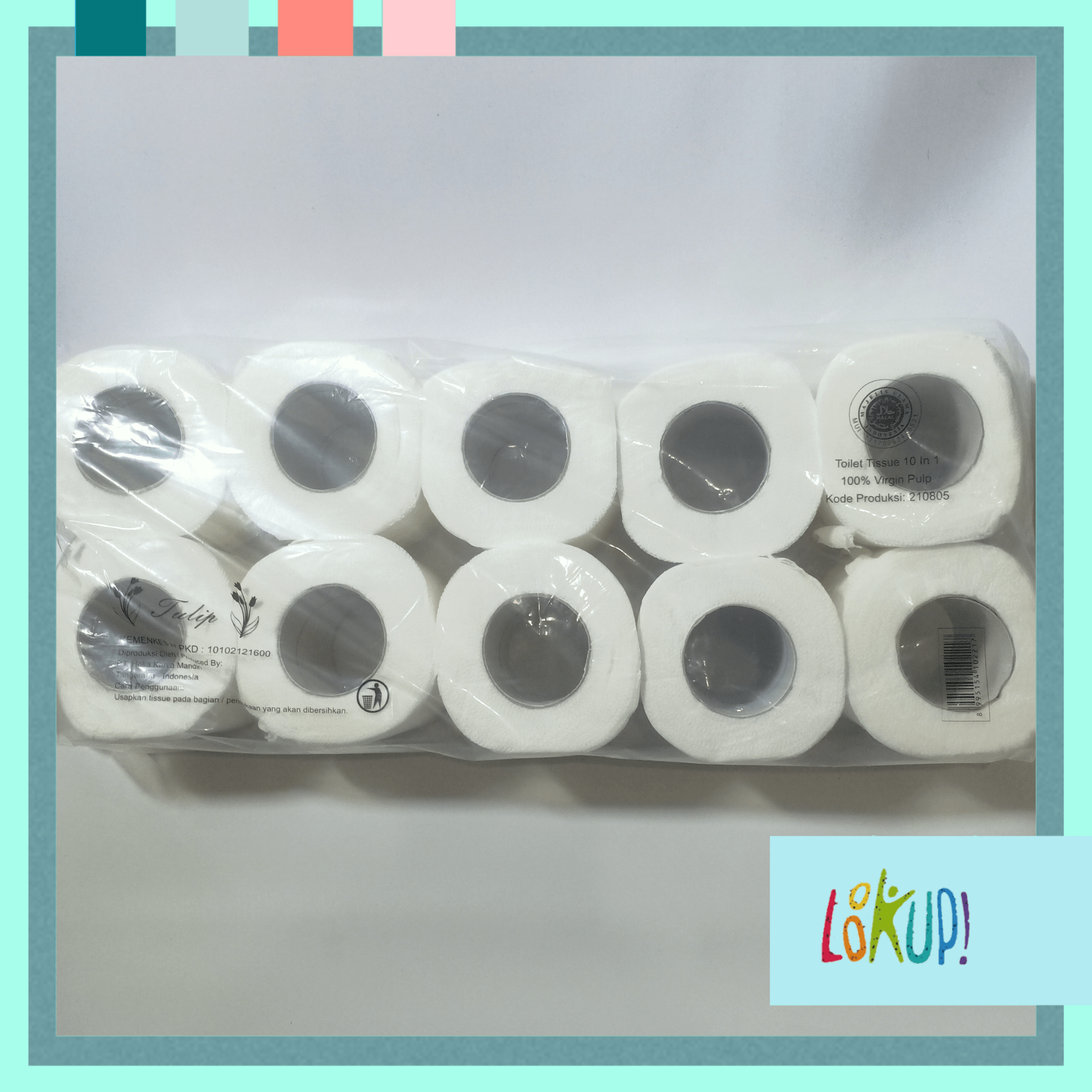 TULIP ROLL 1 PACK ISI 10 ROLL / TISU ROLL / TISSUE TULIP / TISU TULIP ...