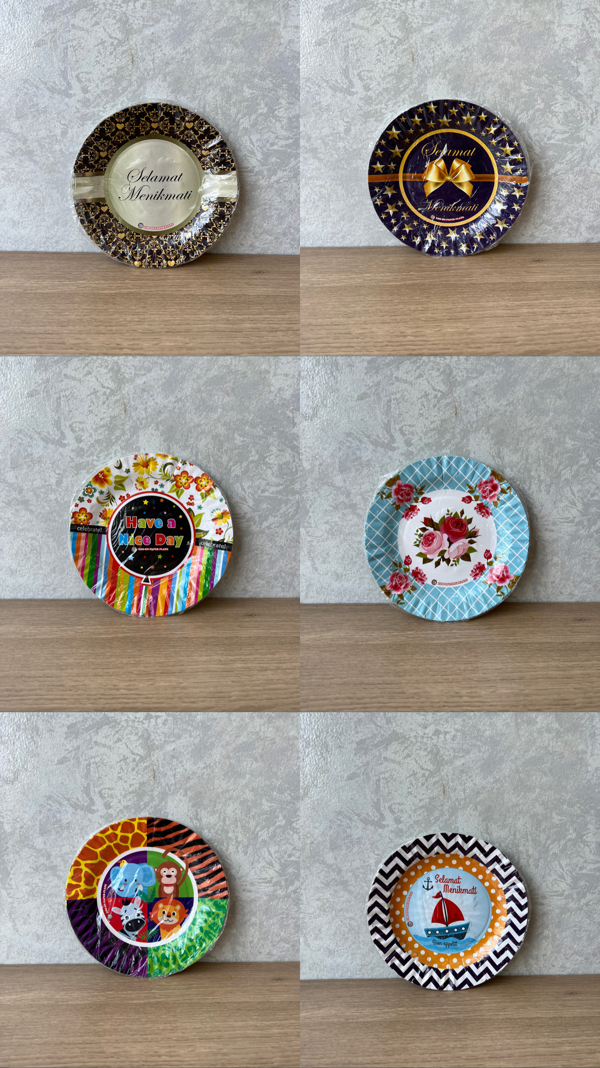 Piring Kertas/ Piring Kue Ulang Tahun/ Piring Pesta Karakter | Lazada ...