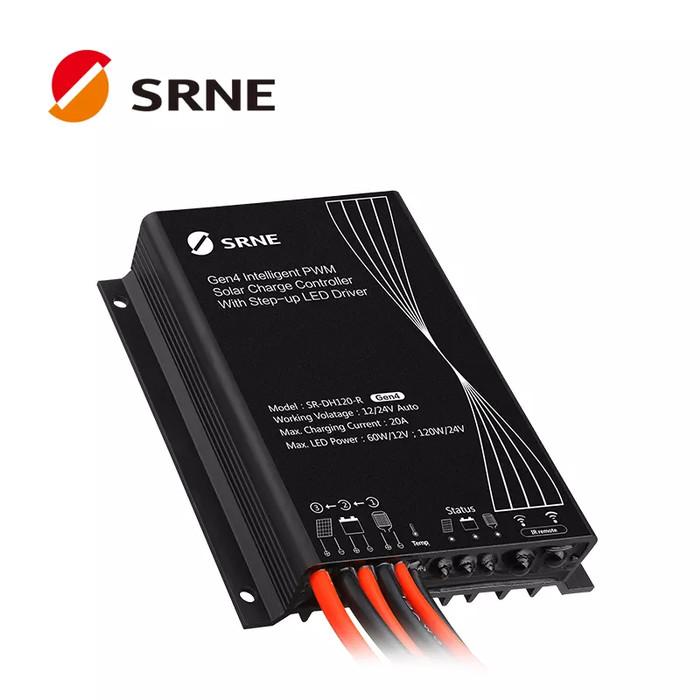 SRNE WIRELESS PWM SOLAR CHARGE CONTROLLER IP68 PANEL SURYA ALL IN ONE ...
