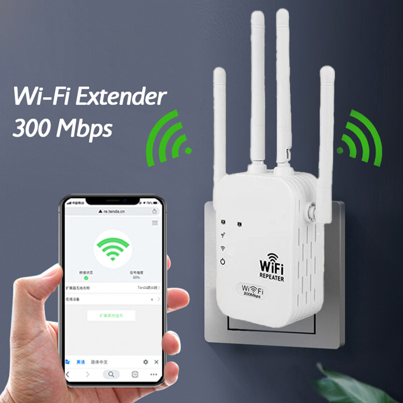 300M Wireless Wifi Range Extender Signal Amplifier Alat Penyambung Wifi ...