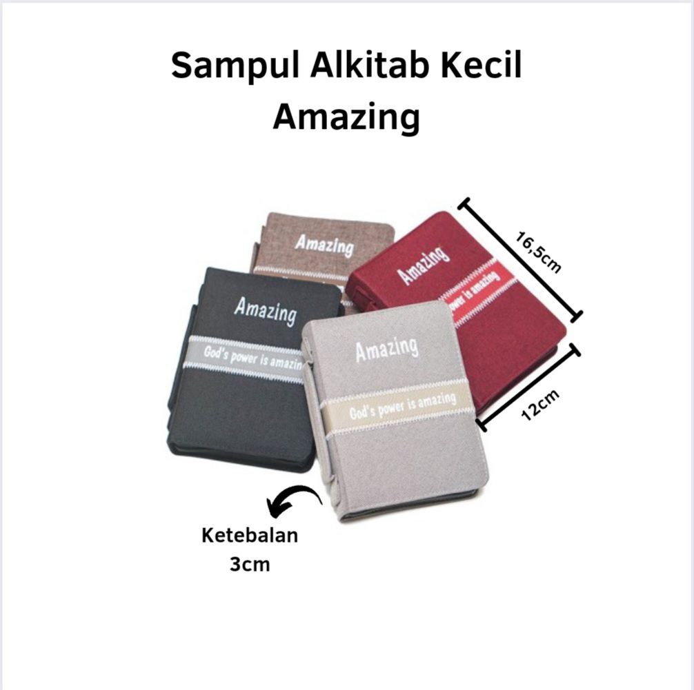 Sampul Alkitab Kecil - Amazing-Sampul Buku-Tas Sampul | Lazada Indonesia