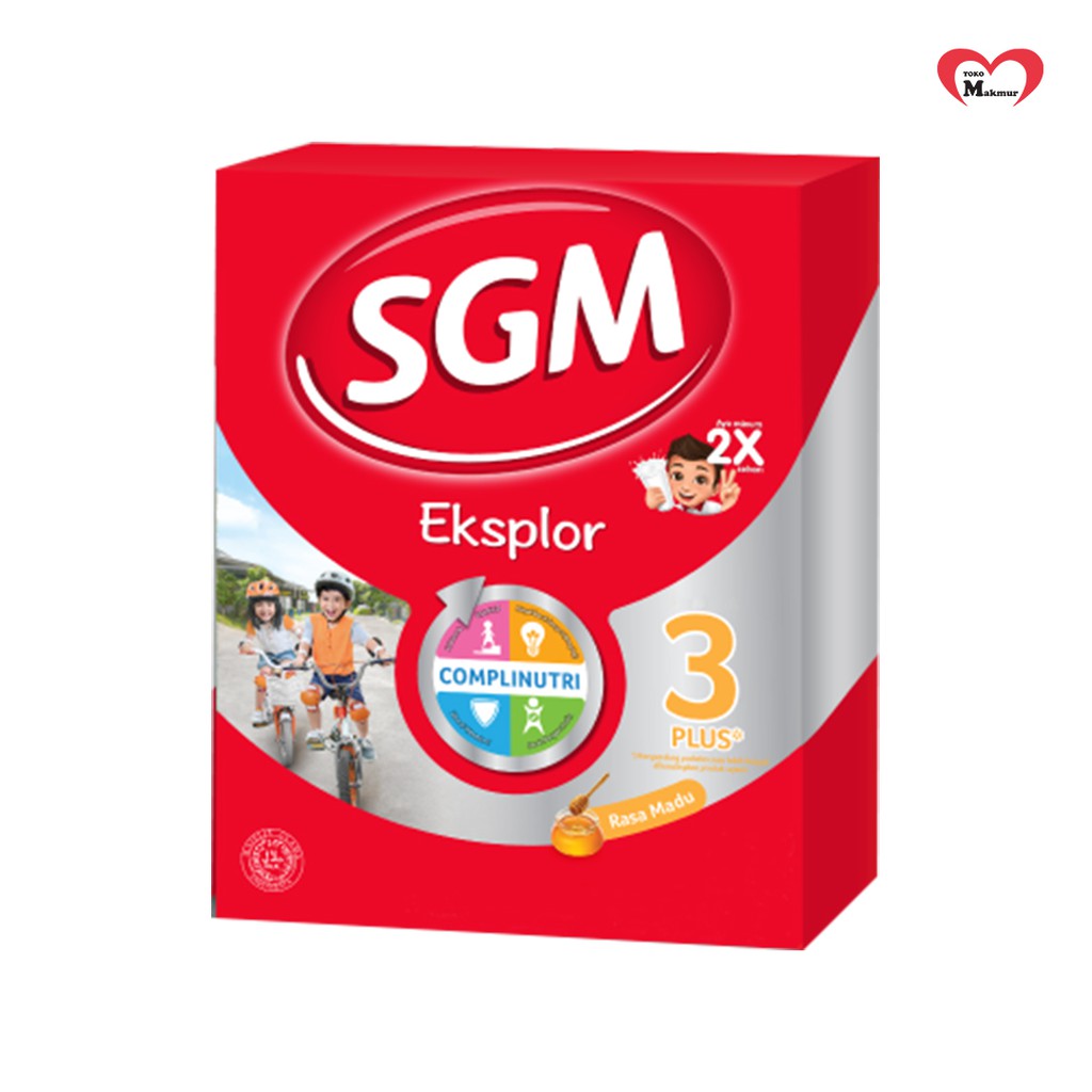 SGM eksplor 3+ madu / vanila 400 gram | Lazada Indonesia