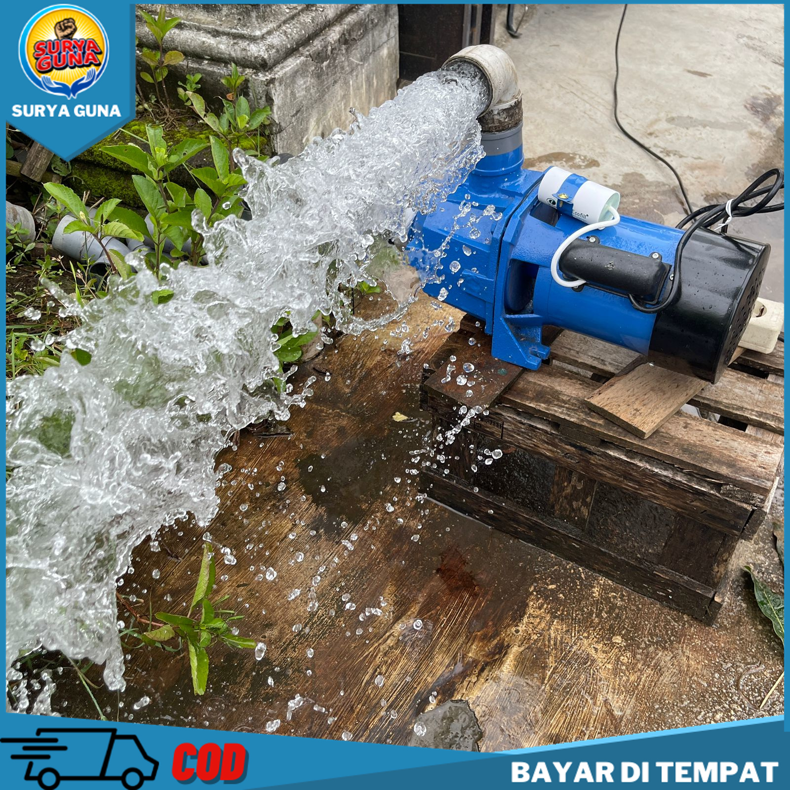 Pompa air JET 500 pompa irigasi lahan pertanian dan perkebunan cocok ...