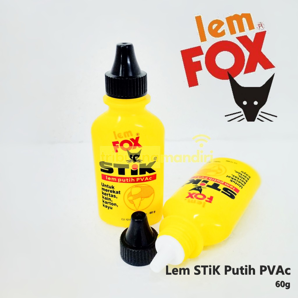 Lem Fox stik / Lem putih PVAc | Lazada Indonesia