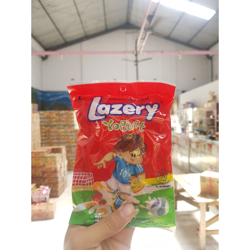 PERMEN LAZERY YOGURT - 100 GR ISI 40 BUTIR || PERMEN CHIKORY SUGUS ...