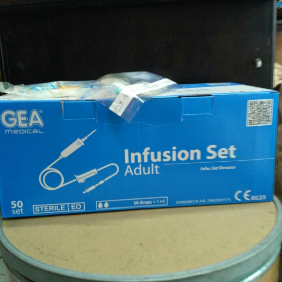 Infusion Set GEA / Selang Infus GEA / Infuset GEA isi 50'S | Lazada ...