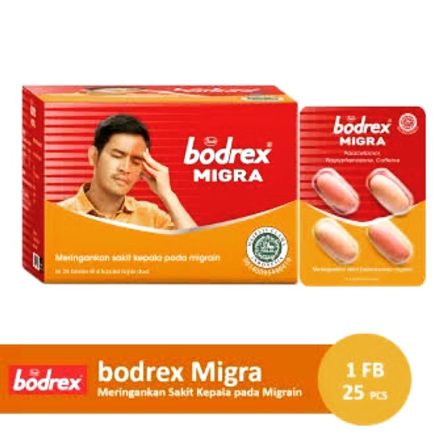 BODREX MIGRA 1 BOX | Lazada Indonesia