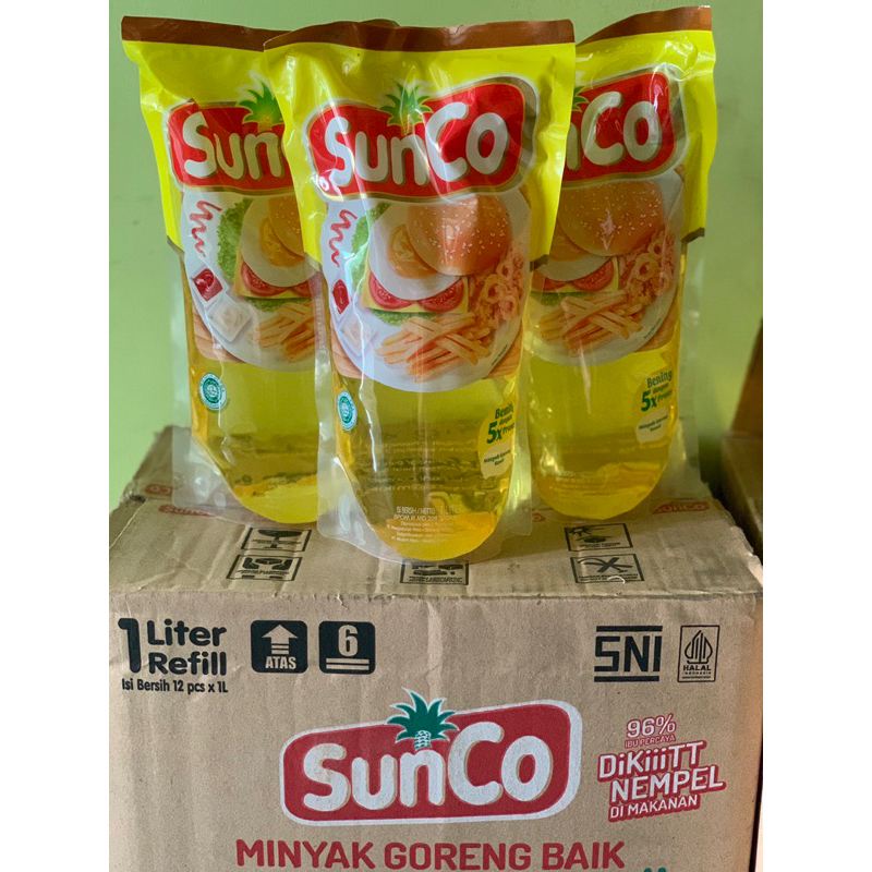 Sunco Minyak Goreng Refill 1L - Idaman Bagus | Lazada Indonesia