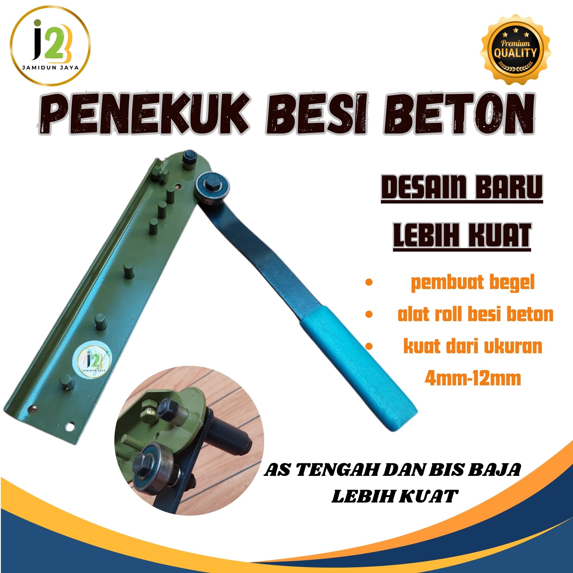 ALAT TEKUK BESI / ROLL BESI BETON MANUAL UKURAN 4MM - 10MM MODEL BARU ...